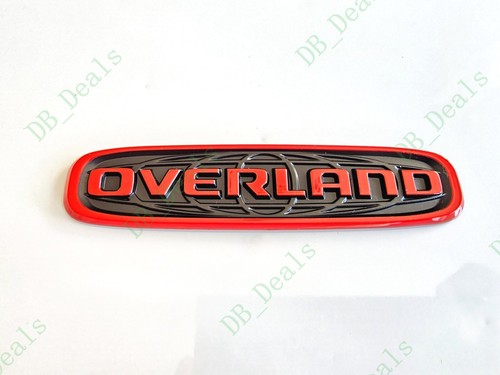 Black Red Front Rear Door 4x4 Overland Emblem 2022+ Jeep Grand Cherokee ...
