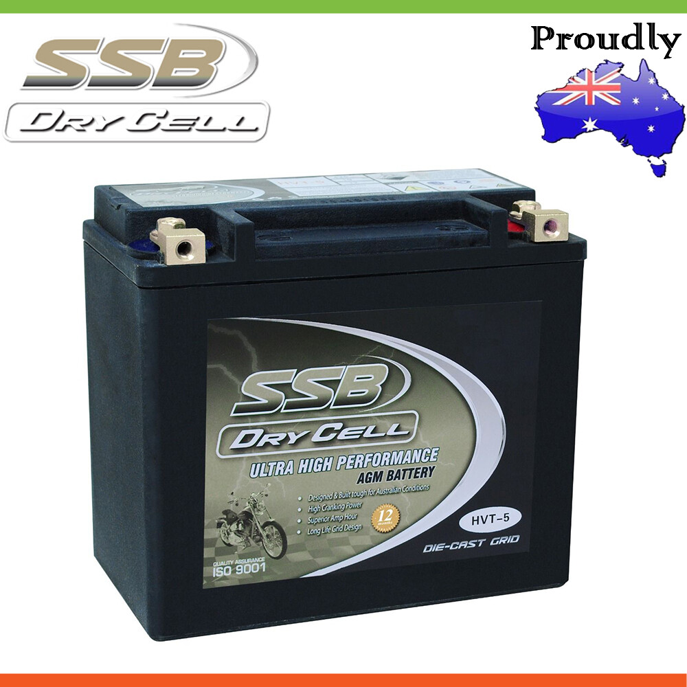 SSB 12V UltraHigh Perf AGM Battery For HARLEY DAVIDSON 1340 FXSTC ...