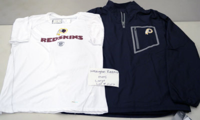 Reebok Men's Washington Redskins Official Apparel Sample Lot Size Large ...
