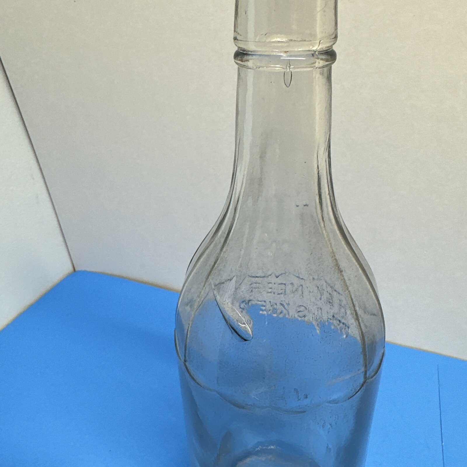 Hayner Whiskey Distillery Antique Clear Glass Bottle Troy Ohio 1897 11. ...