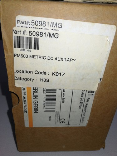 MERLIN GERIN PM500 METER DC AUXILARY | eBay