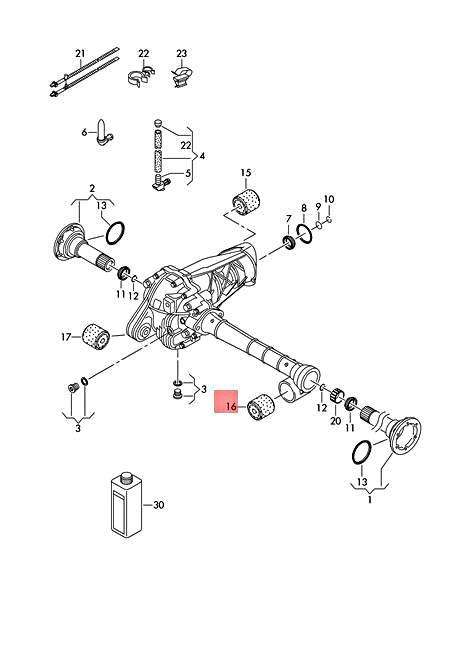 Genuine Bonded rubber bush VW AUDI Touareg Audi Q7 7P5 7P6 4LB ...