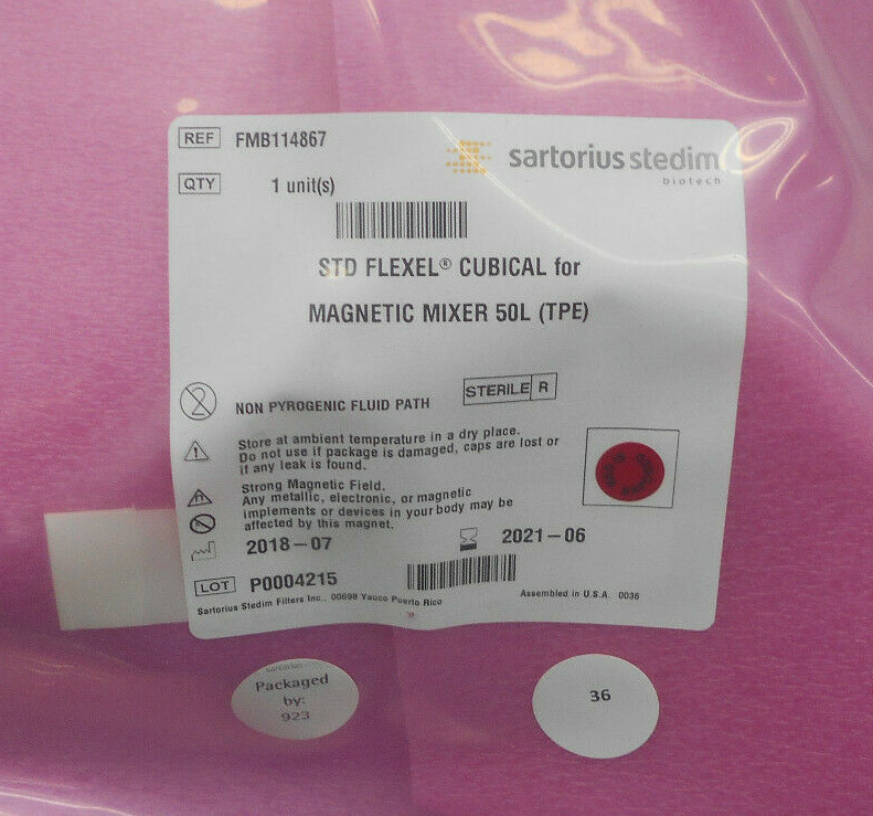 SARTORIUS STEDIM FMB114867 STD FLEXEL CUBICAL FOR MAGNETIC MIXER 50L | eBay
