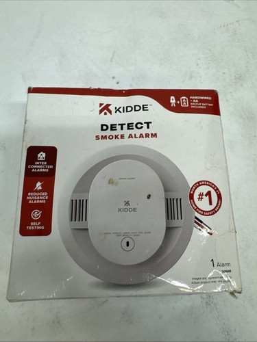 Kidde Detect Inter Connected Hardwired w/Battery Back-up Smoke Alarm ...