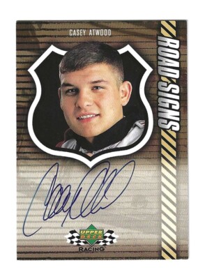 2000 Upper Deck Racing ROAD SIGNS AUTOGRAPH #RS-CA Casey Atwood--ONE ...