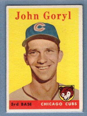 1958 Topps #384 John Goryl (a) VG GO501 | eBay