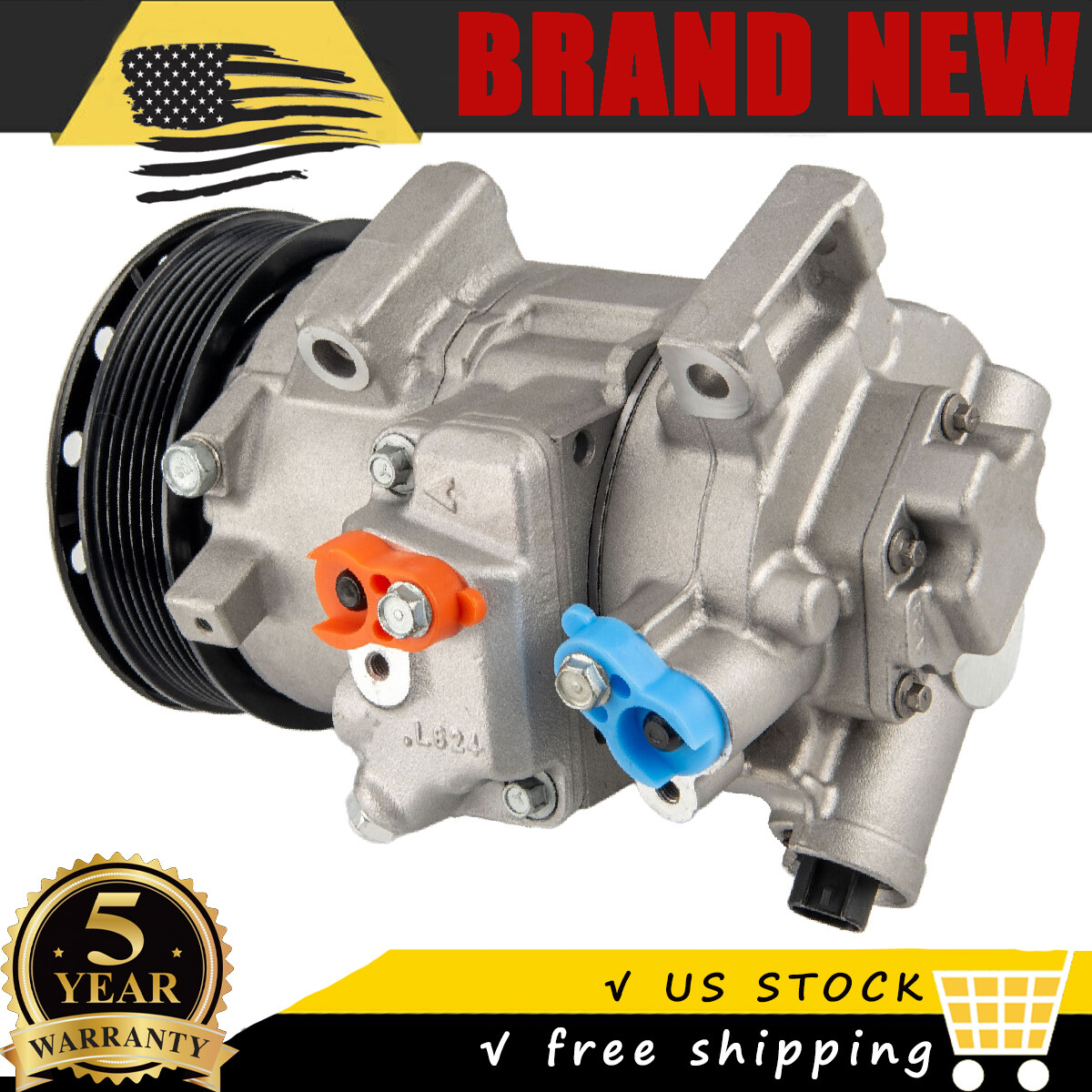 AC A/C Compressor For 08-14 Scion XD Toyota Matrix Toyota Corolla CO ...