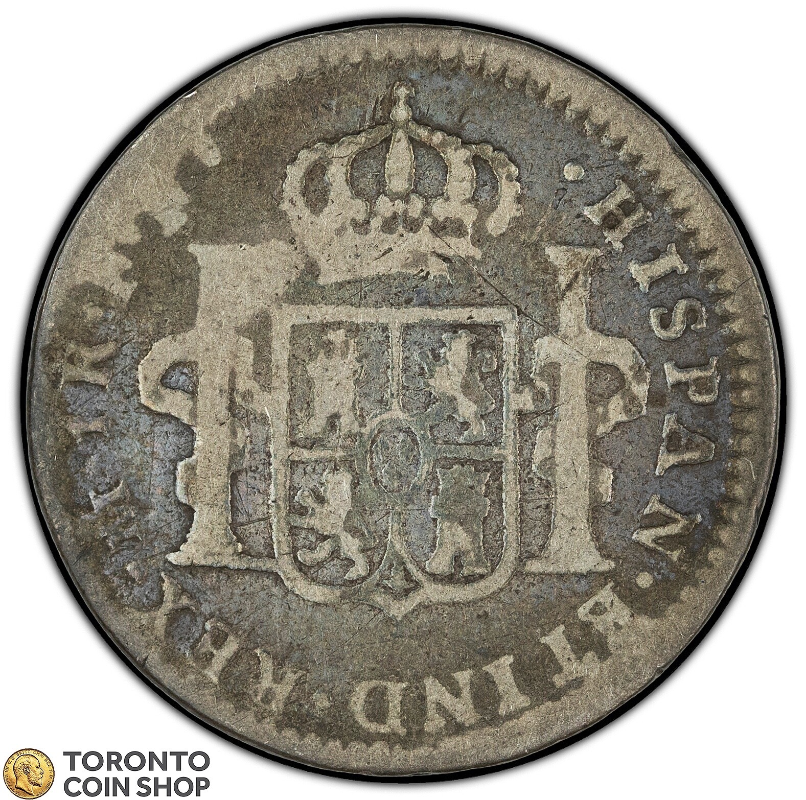 Mexico 1780 1 Real Spanish Colonial Silver Coin | eBay