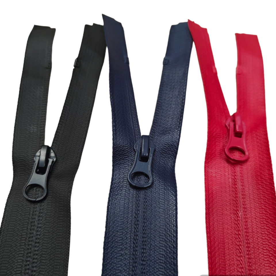Black Waterproof Zip Replacement Size #5 Open-End Great for Jackets ...