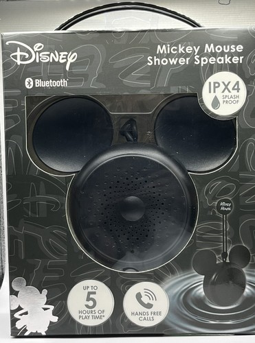 Mickey Mouse Shower Speaker Disney Suction Cup Built In Mic Bluetooth ...