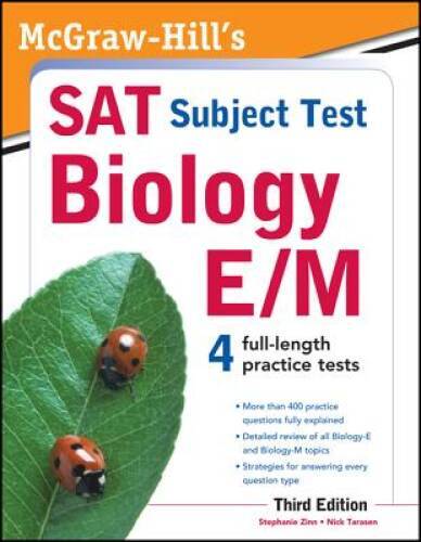 McGraw-Hills SAT Subject Test Biology EM, 3rd Edition (McGraw-Hills SA ...