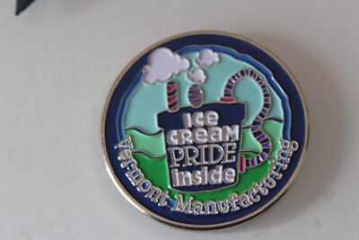 Ice Cream Pride Inside Vermont Manufacturing Challenge Coin | eBay