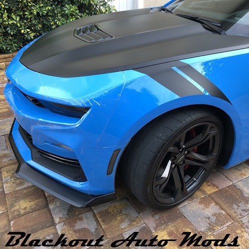 Fits 2016 + Camaro Fender Stripes Hash Marks Decal Kit - 6th Gen 2021 ...