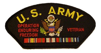 US ARMY OPERATION ENDURING FREEDOM OEF VETERAN W/ RIBBONS PATCH | eBay