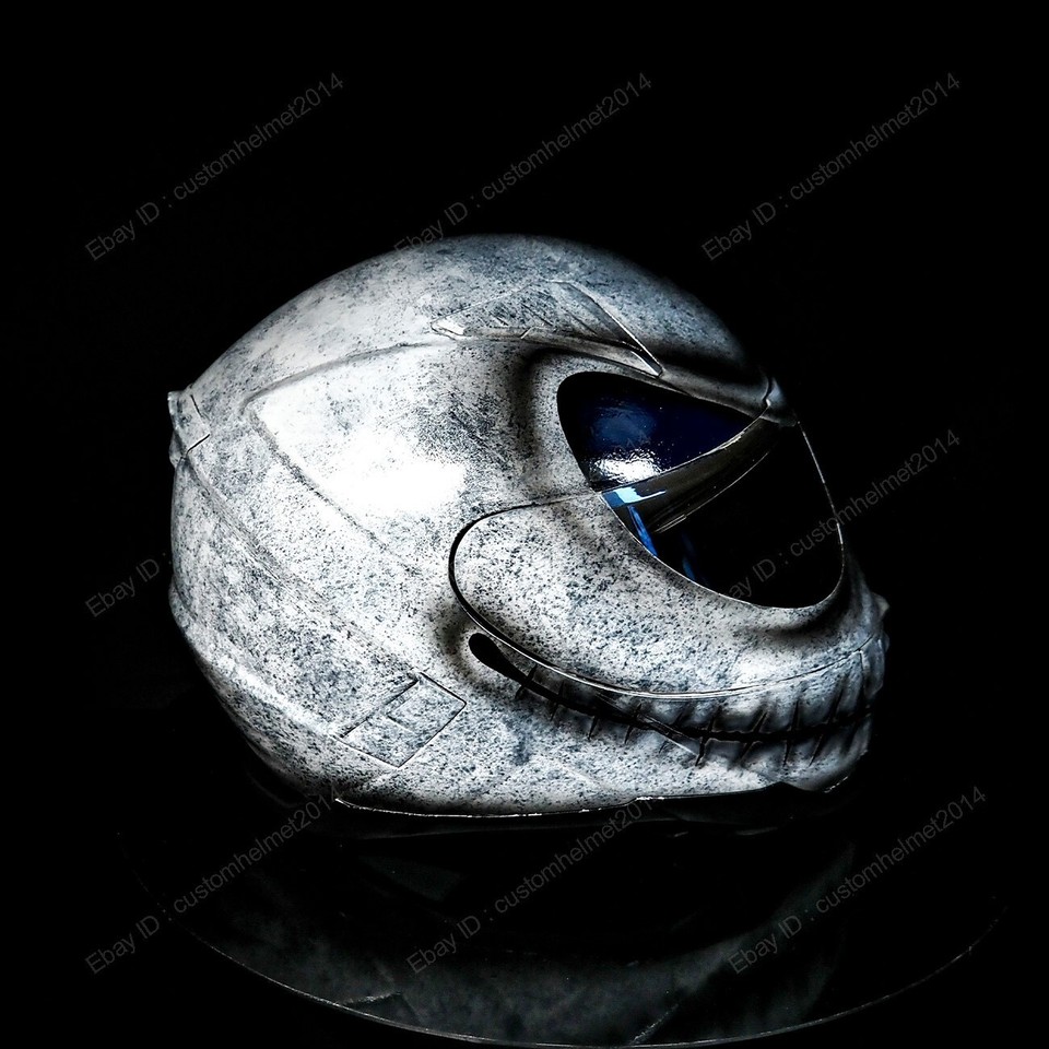 Custom Motorcycle Helmet Superbike Motorbike Biker White Jack the ...