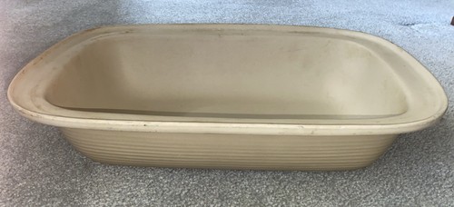 Pampered Chef Heritage Stoneware Large Rectangular Roaster Pan | eBay