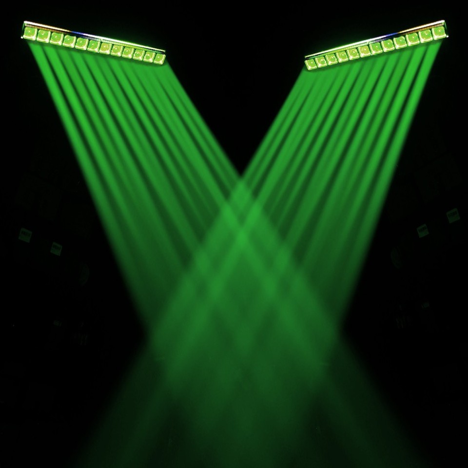 12x40W RGBW LED Beam Moving Head Light Wash Zoom Stage Light DMX512 Bar ...