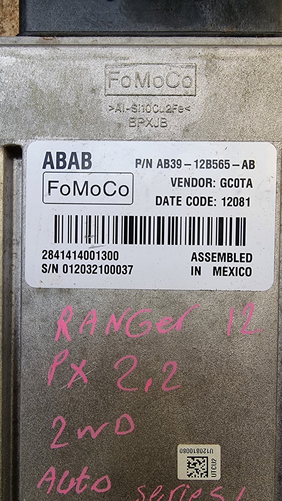 Ford Ranger PX 3.2 6r80 TCM (transmission Control Module) for sale ...