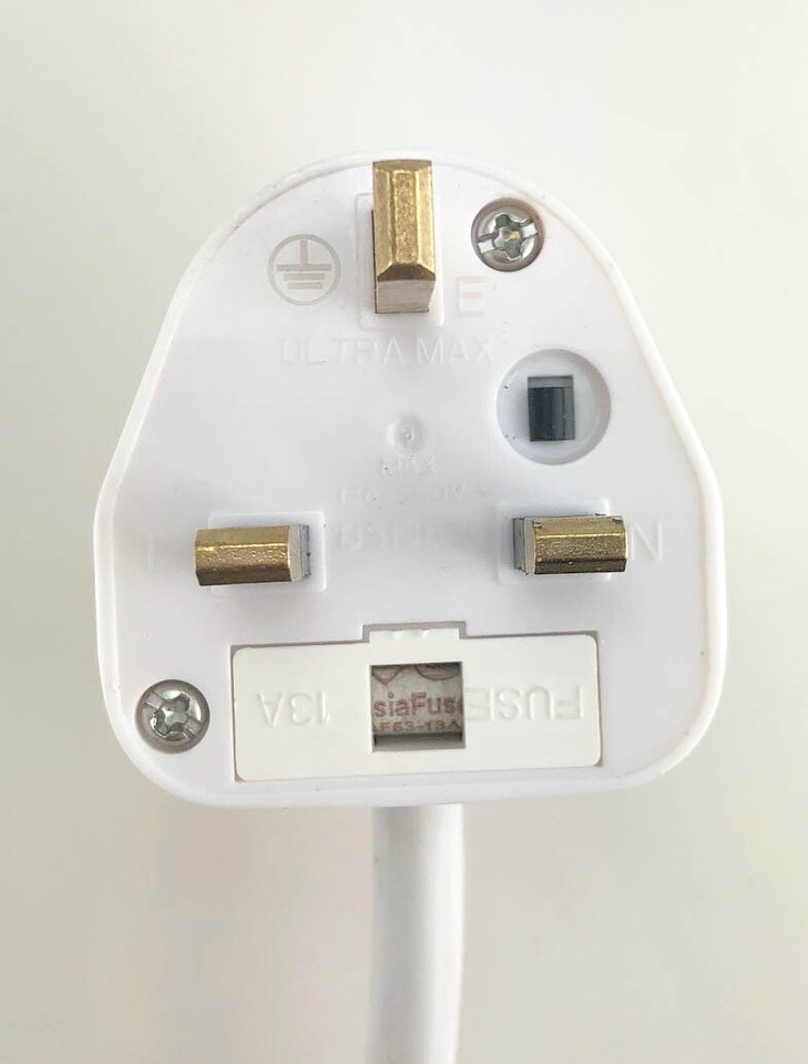 2 WAY 3 PIN ADAPTER CONVERTER 13 AMP DOUBLE SOCKET HOUSEHOLD MULTI PLUG ...