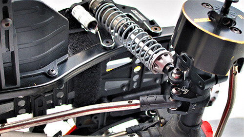 Samix Aluminum Shock Spring Under Cap Gun Metal Axial SCX10 II Car #SCX ...