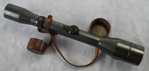 WWII German Ajack 6x50 Sniper Scope leather case heer US veteran estate ...