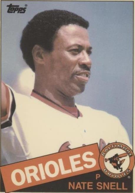 1985 Topps Traded - Nate Snell #110T Collector's Edition (Tiffany) (RC ...