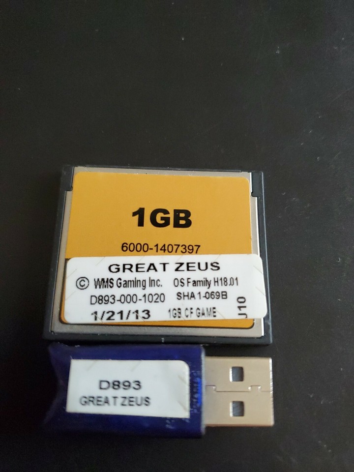 GREAT ZEUS WMS Blade Dongle Game SLOT Software ONLY Williams Bluebird 3 ...
