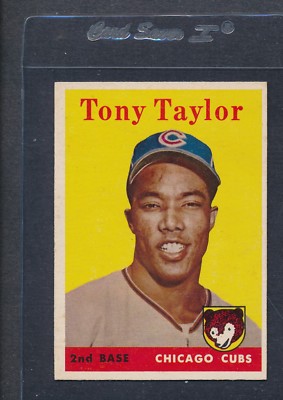 1958 Topps #411 Tony Taylor Cubs EX/MT *4390 | eBay