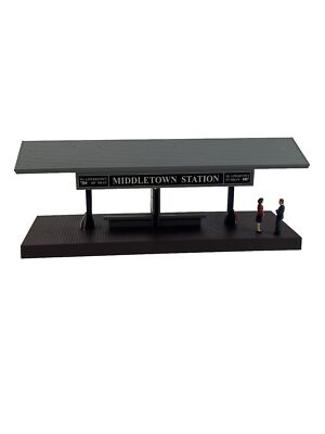 MTH Rail king O-GAUGE Accessory 30-9107 Operating Passenger Station ...