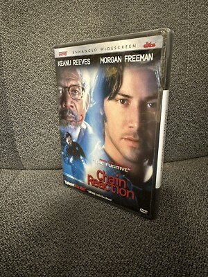 CHAIN REACTION Keanu Reeves Morgan Freeman Cult-Fave BRAND NEW DTS DVD ...
