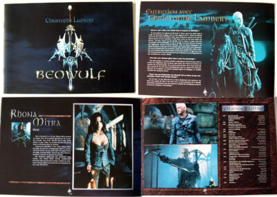 BEOWULF - Christopher Lambert,Rhona Mitra - DOSSIER DE PRESSE / FRENCH ...