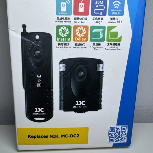 JCC JM-11 Wireless Remote Control Shutter Release for Canon, Nikon ...