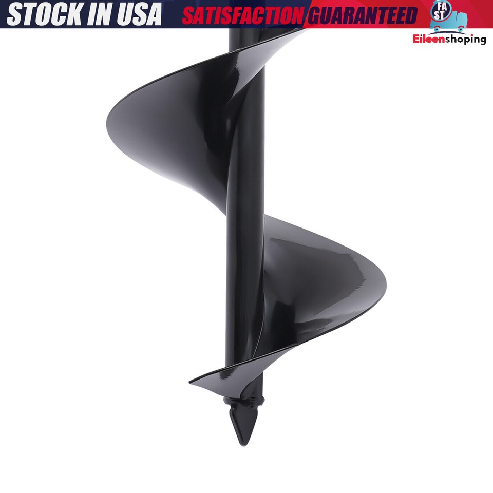 7" Manual Fence Post Hole Auger Hand Drill Earth Auger Post Hole Digger ...