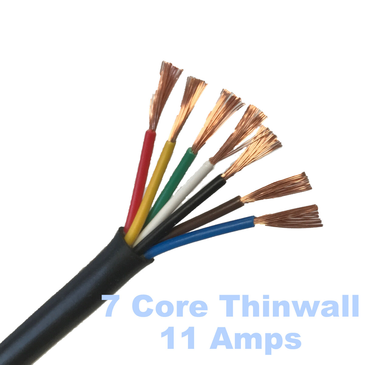 7 Core Automotive Cable Wire Thinwall Multicore 12V Car Auto - From 11A ...