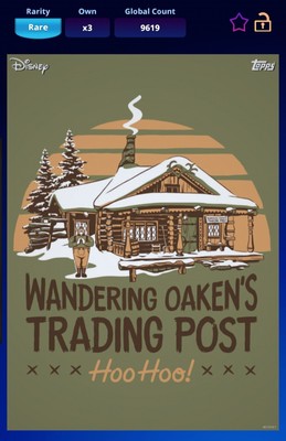 Topps Disney Collect Digital Frozen Locales WANDERING OAKEN'S TRADING ...