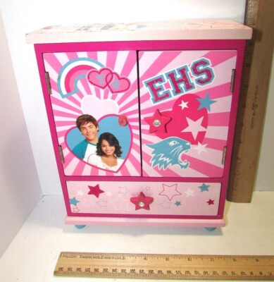 High School Musical Jewelry Trinket Box Wood Disney Original Cast FAB ...