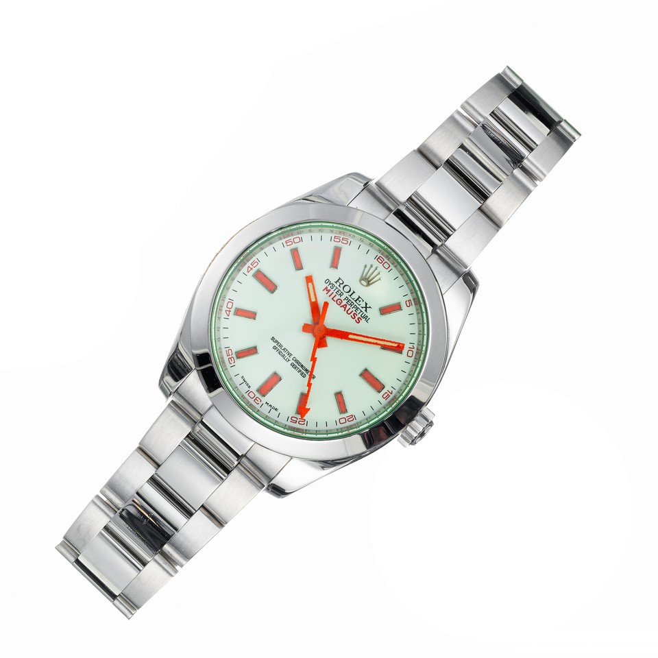 Rolex Stainless Steel Milgauss Mens Wristwatch | eBay