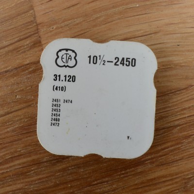 ETA 2450 Winding Pinion 31.120 New Old Stock Watchmakers Parts Repairs ...