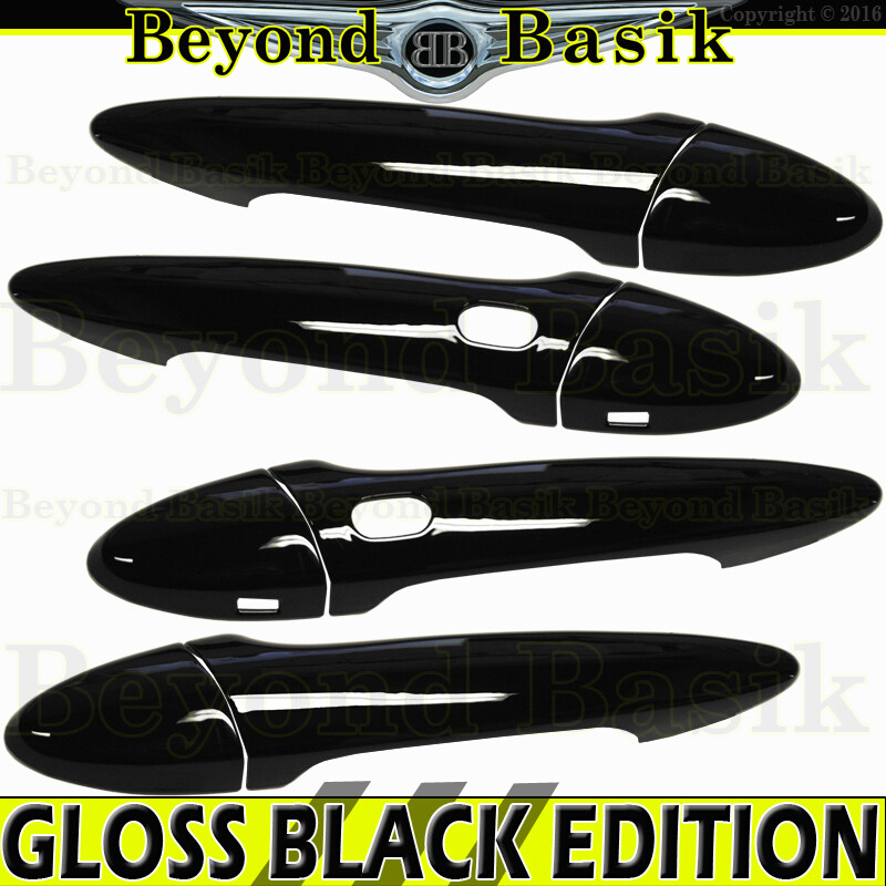 For 2006-11 2012 2013 Lexus IS 250 350 GLOSS BLACK Door Handle COVERS w ...
