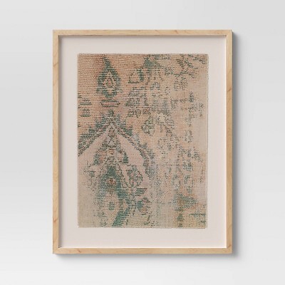 (Set of 2) 24" x 30" Textured Fabric Framed Wall Art - Threshold | eBay