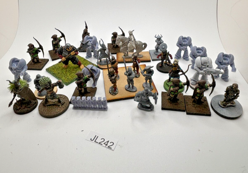 Mixed Job lot of 28mm Miniatures Mantic Warlord Games Ral Partha ...