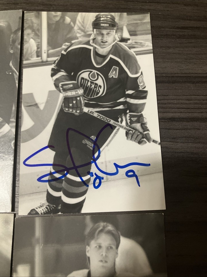 Edmonton Oilers Autographed Postcard Lot | eBay