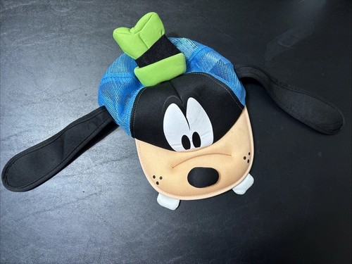 Disney Parks Goofy Hat Cap Snap Back Adults Face Ears Mesh Foam ...