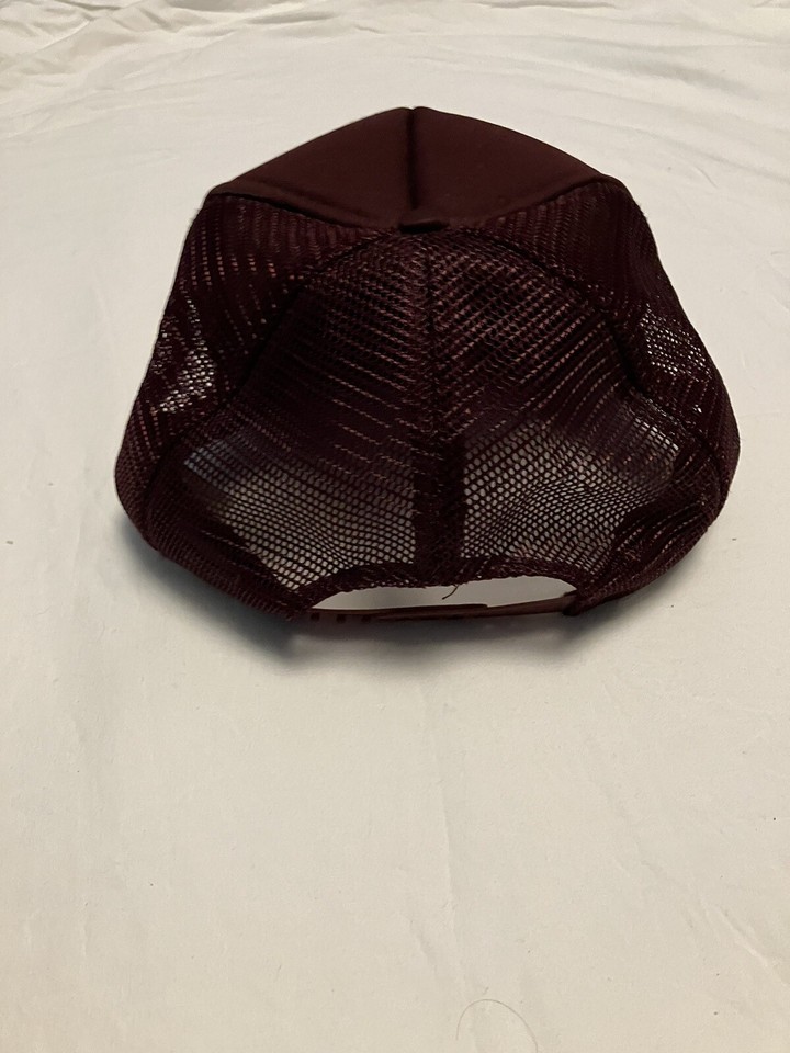 Pennsylvania Railroad PRR Trucker Hat Snap Back Foam Mesh Cap Maroon ...