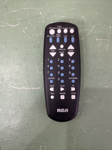 RCA RCU703SPR TV DVD VCR Cable Multi-Function 3-Device Universal Remote ...