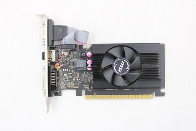 MSI NVIDIA GeForce GT 710 2GB DDR3 Graphics Card (GT 710 2GD3 LP) | PCI ...