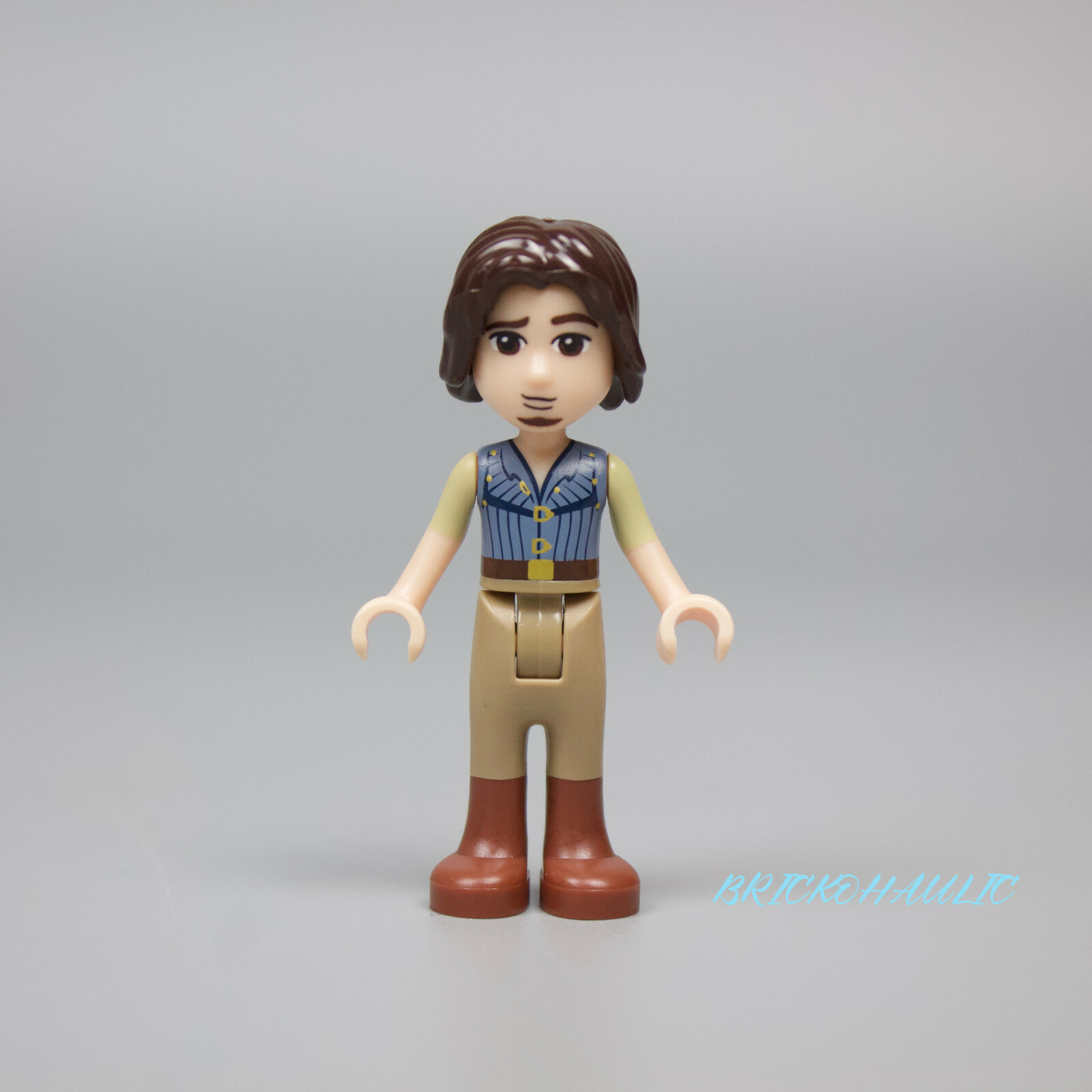 Lego Flynn Rider 41054 Sand Blue Vest Tangled Disney Princess ...