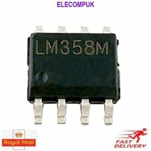 LM358 LM358M SMD OPAMP DUAL 0-70DEG C 8-SOP. 1-100 Pcs. FAST DELIVERY ...