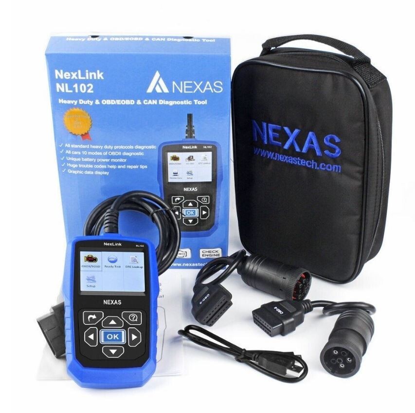 HEAVY DUTY DIESEL TRUCK & CAR DIAGNOSTIC SCANNER TOOL ENGINE CODE ...