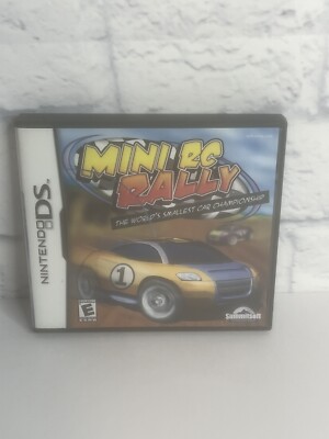 Mini RC Rally (Nintendo DS, 2006) Case Booklet And Working Game ...